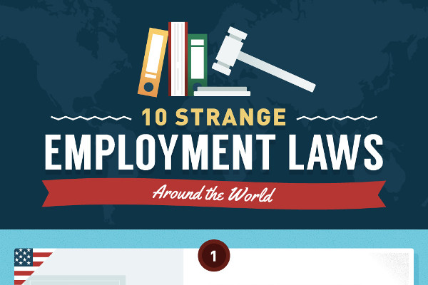 [Infographic] Strange Employment Laws Around the World - Hppy