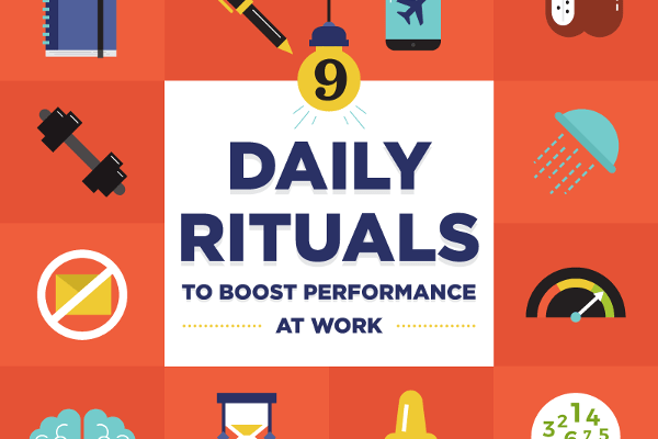 [Infographic] 9 Daily Rituals That Will Boost Your Performance At Work