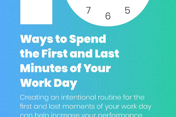 [Infographic] How To Start And End Your Workday - Hppy